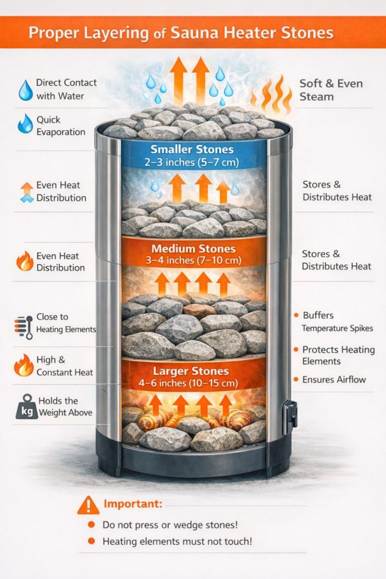 Sauna Heater Stones: Selection, Layering and Maintenance Explained ...